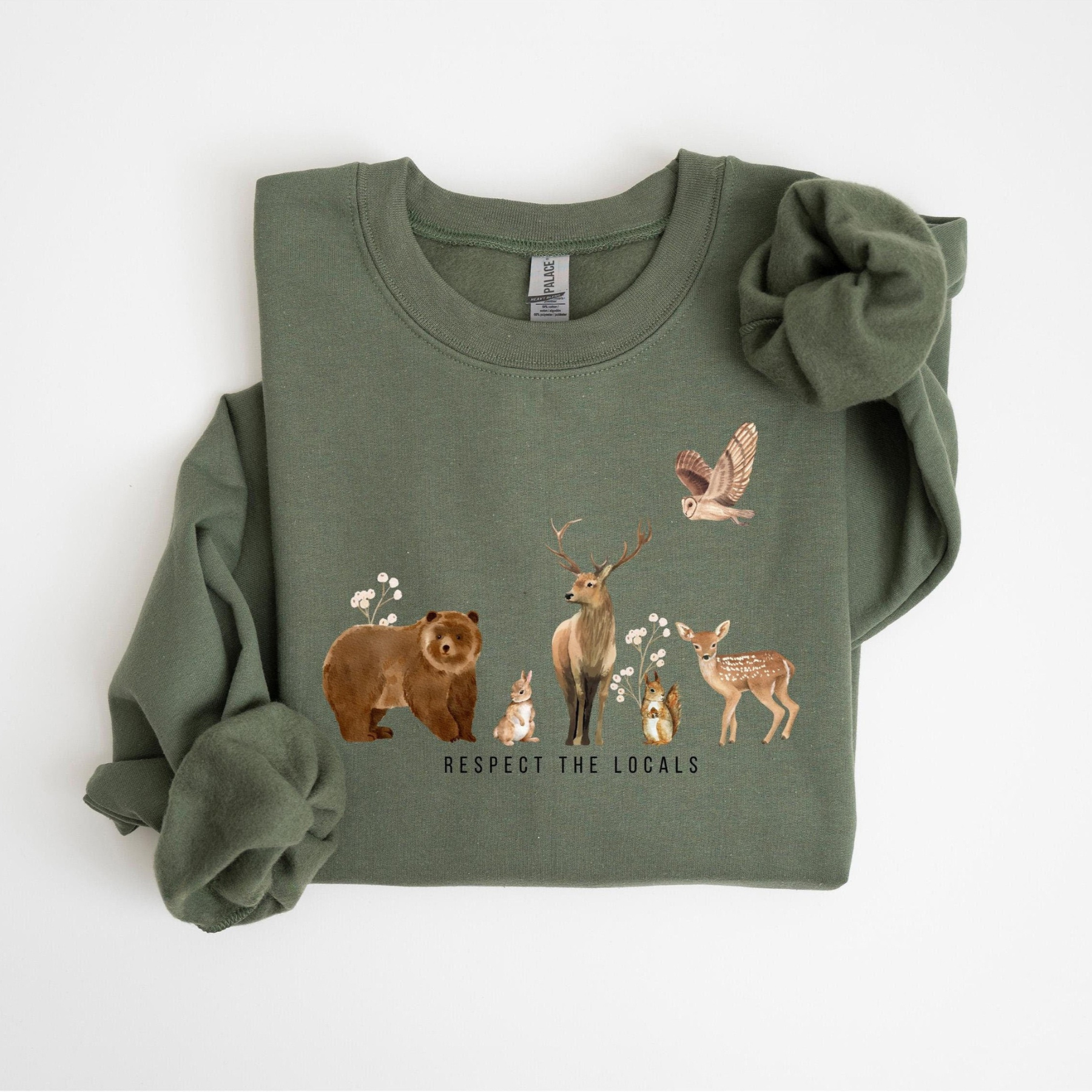 Respect The Locals Forest Sweater – Blue Ocean Project CA